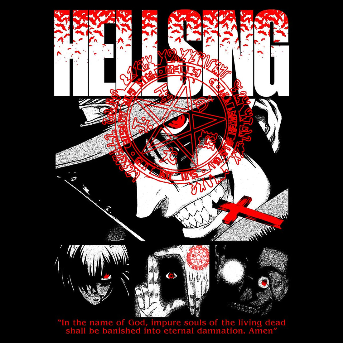 Hellsing (Alucard) Camiseta Costa Rica – Neko CR